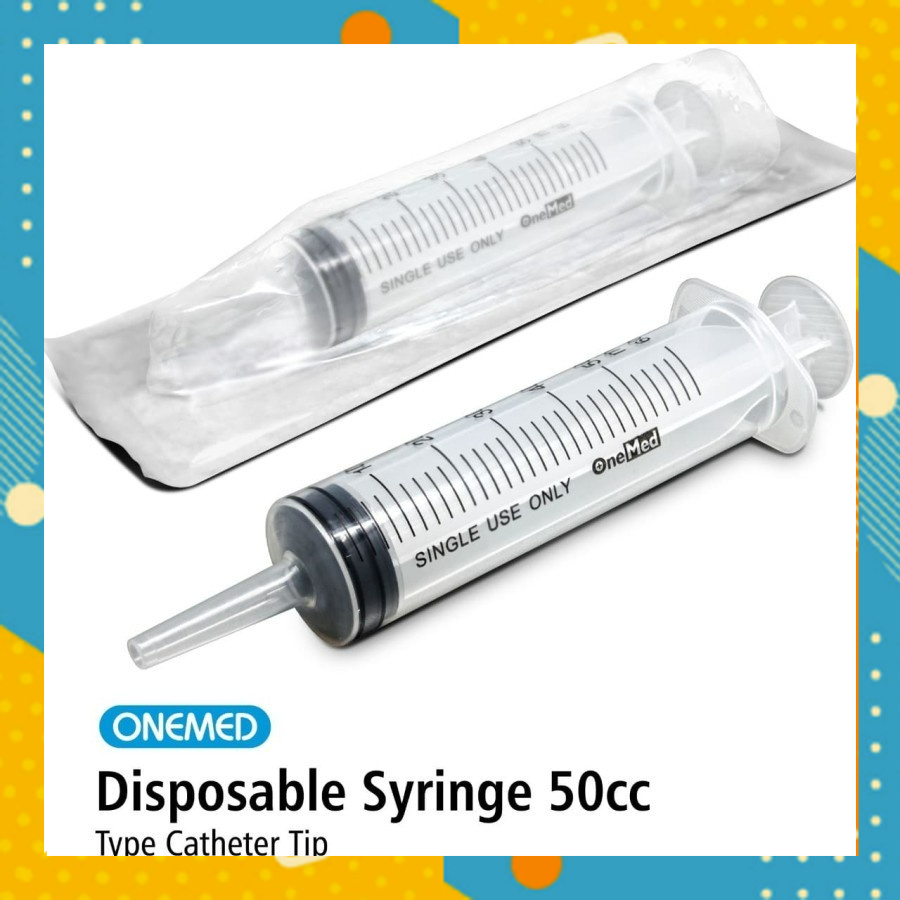 Jual Spoit Feeding 50 cc mL Catheter Tip Force Feed Spuit Lolohan ...