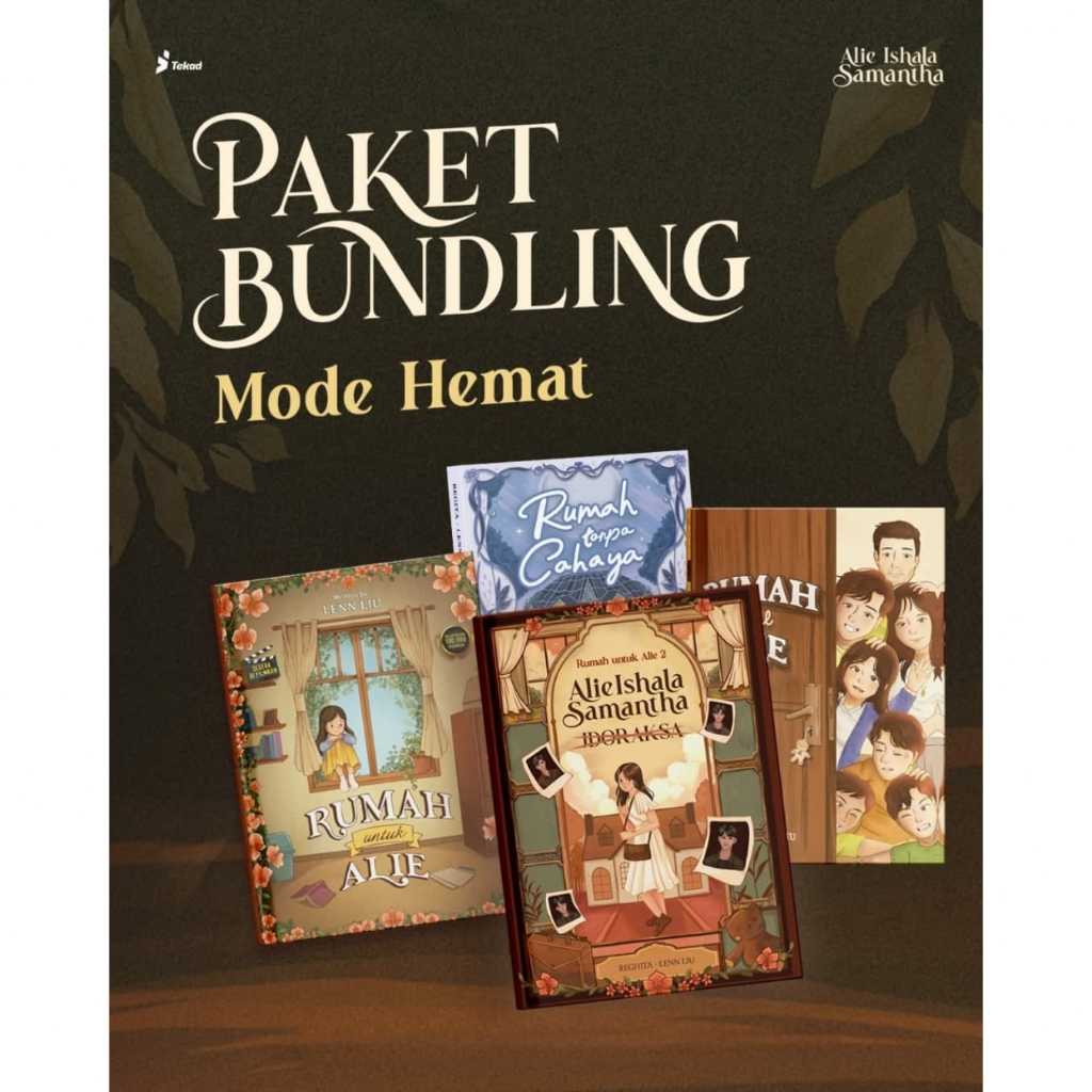 Jual Novel Rumah Untuk Alie 2 : Alie Ishala Samantha - Lenn Liu - Tekad | Shopee Indonesia