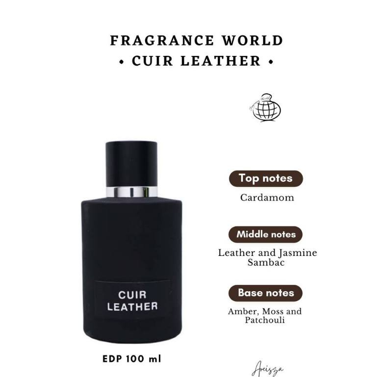 Jual Fragrance World CUIR LEATHER PARFUM / CUIR LEATHER 100ML for MEN ...