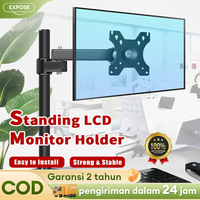 Jual Monitor Bracket TV LED/LCD Monitor PC Gas Spring 17-32 Single ...