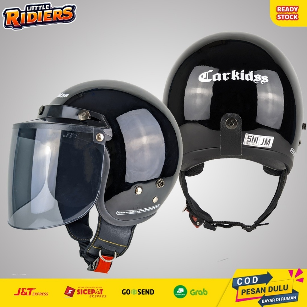 Jual Helm Motor SNI Bogo Retro Anak Usia 1 2 3 4 5 Tahun Karakter Lucu ...