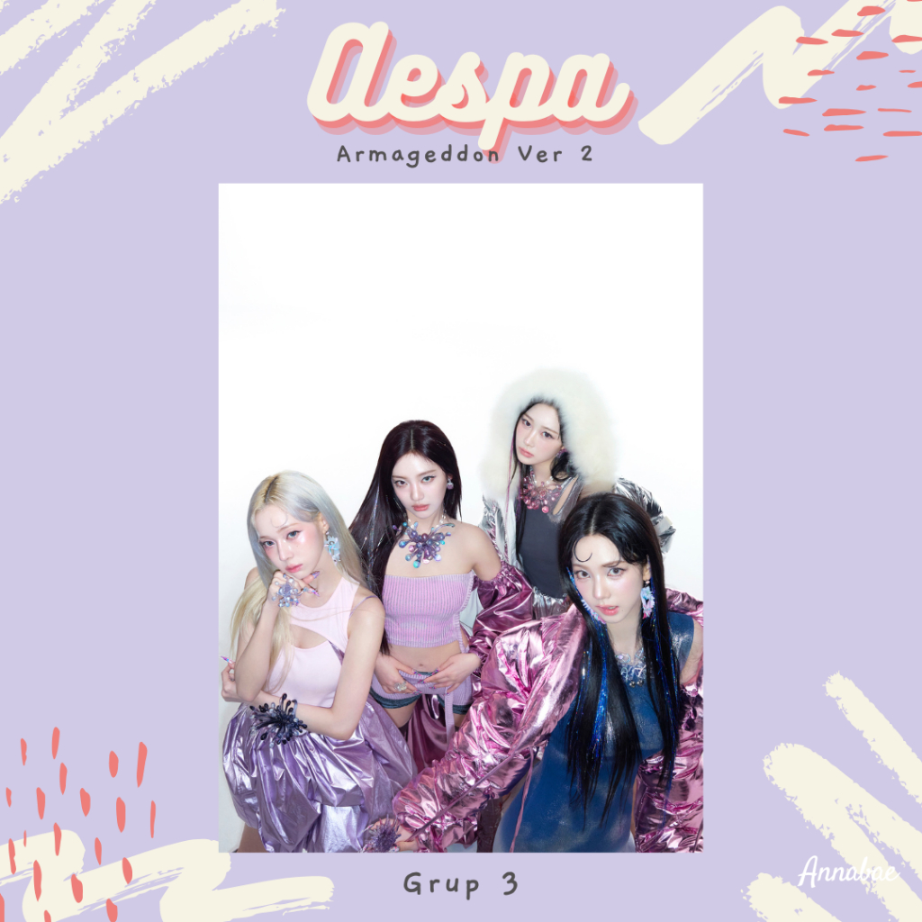 Jual Poster Aeespa Armageddon Ver 1 Super Being (PART 2) | Shopee Indonesia