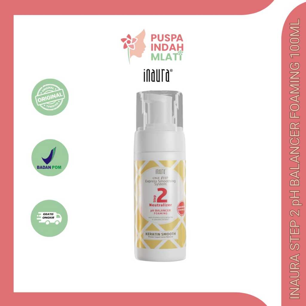 Jual INAURA STEP 2 pH BALANCER FOAMING 100ML | Shopee Indonesia