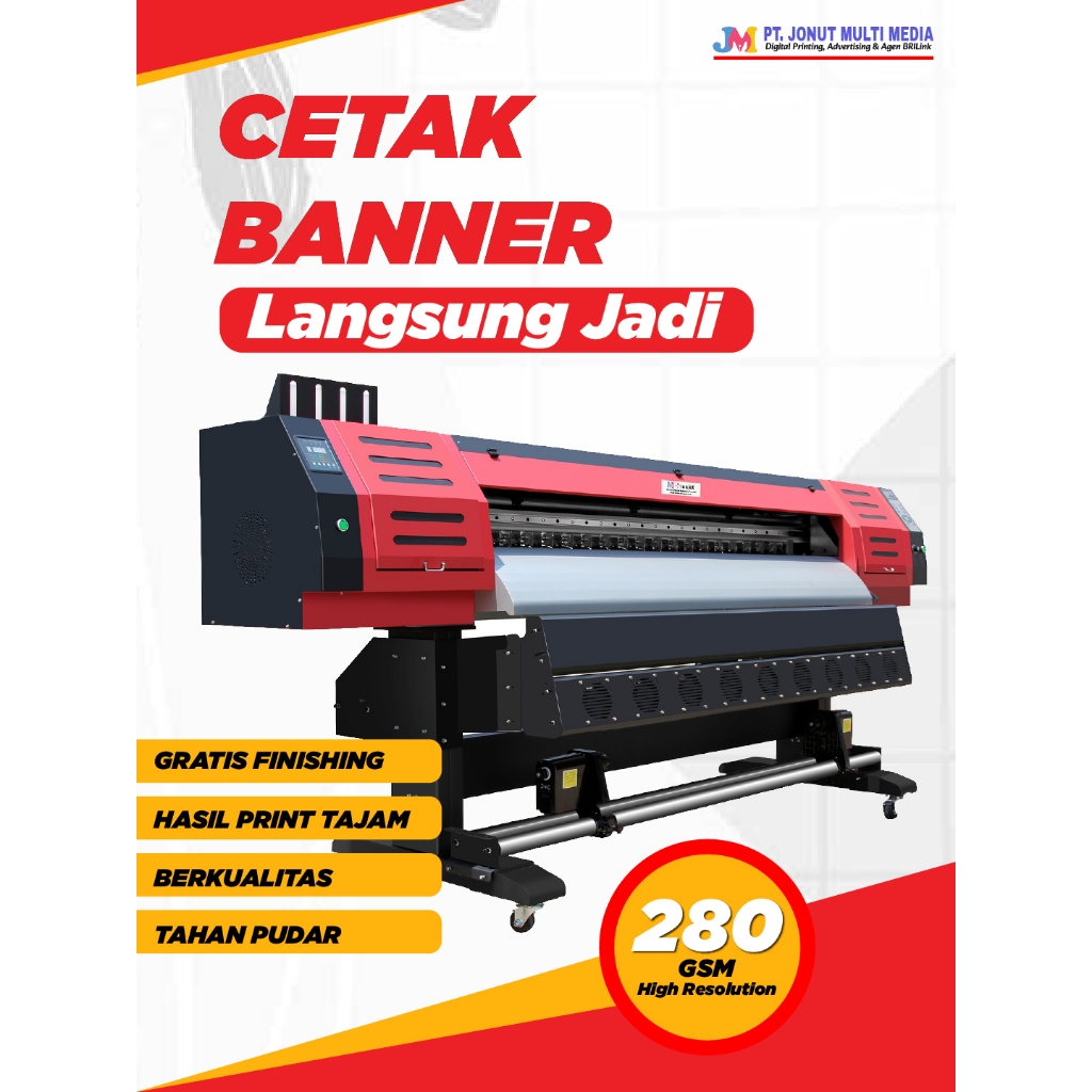 Jual Cetak Spanduk | Banner | Backdrop | Baliho | Custom Ukuran Jumbo | Tebal 280 Gsm | Shopee ...