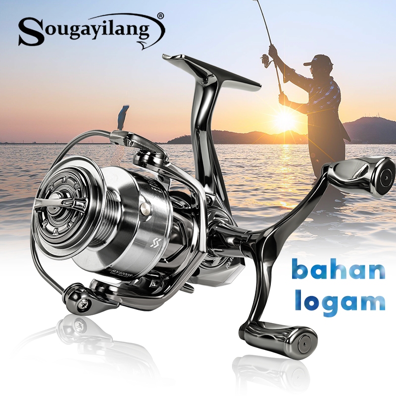 Jual Sougayilang Reel Pancing Spinning Max Drag 8KG Rasio 5.0/4.7:1 Rol ...