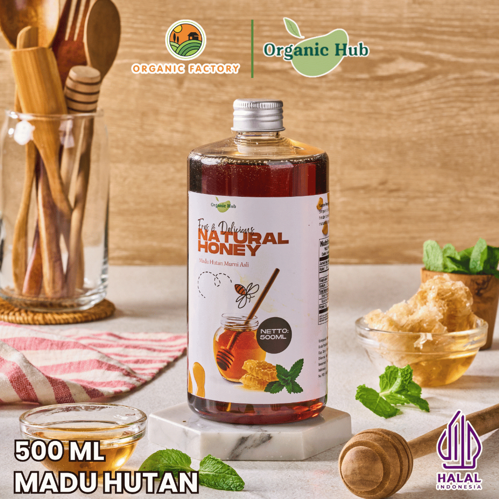 Jual Organic Hub Natural Honey Premium Quality 100% Madu Asli Organik ...