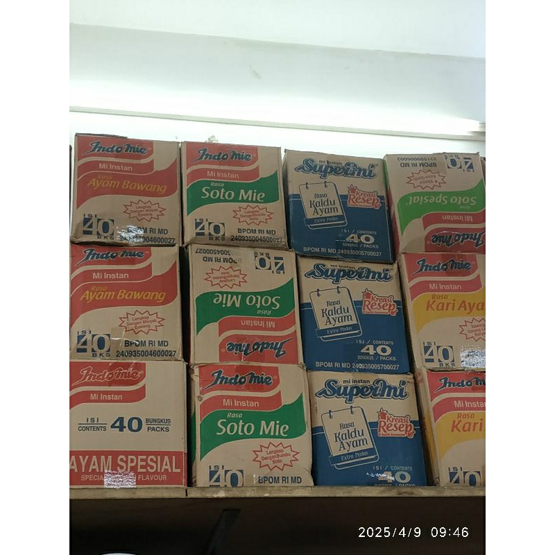 Jual INDOMIE SEDAAP SUPERMIE KARTON ISI 40 BUNGKUS | Shopee Indonesia