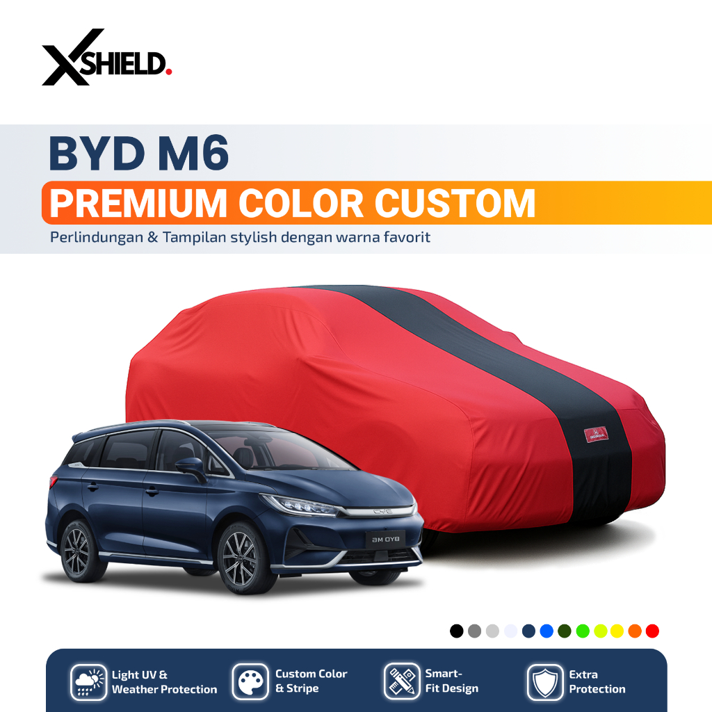 Jual XSHIELD Body Cover Mobil BYD M6 Tipe Premium Waterproof Semi ...