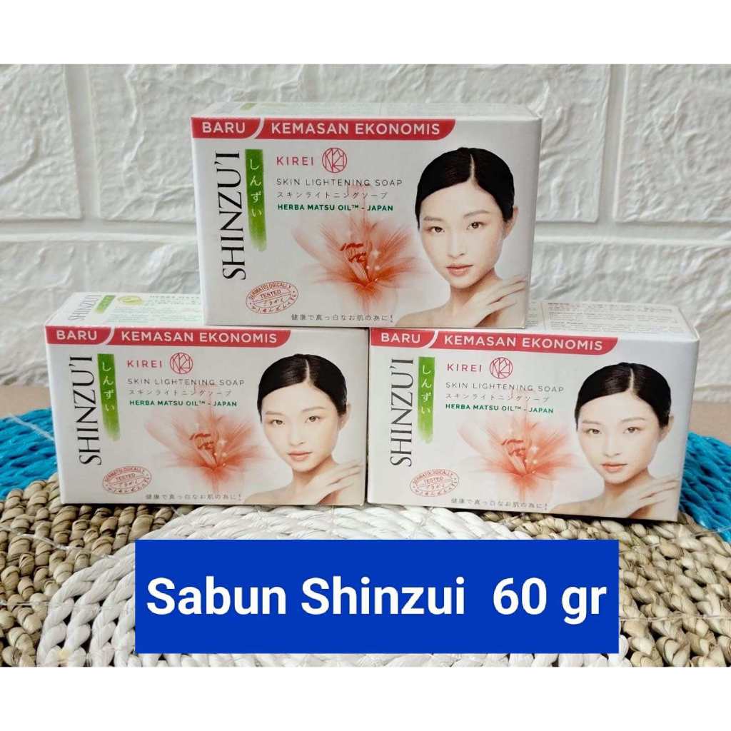 Jual ( Isi 3 Pcs ) Paket Hemat Shinzui Sabun Mandi Skin Lightening Soap ...
