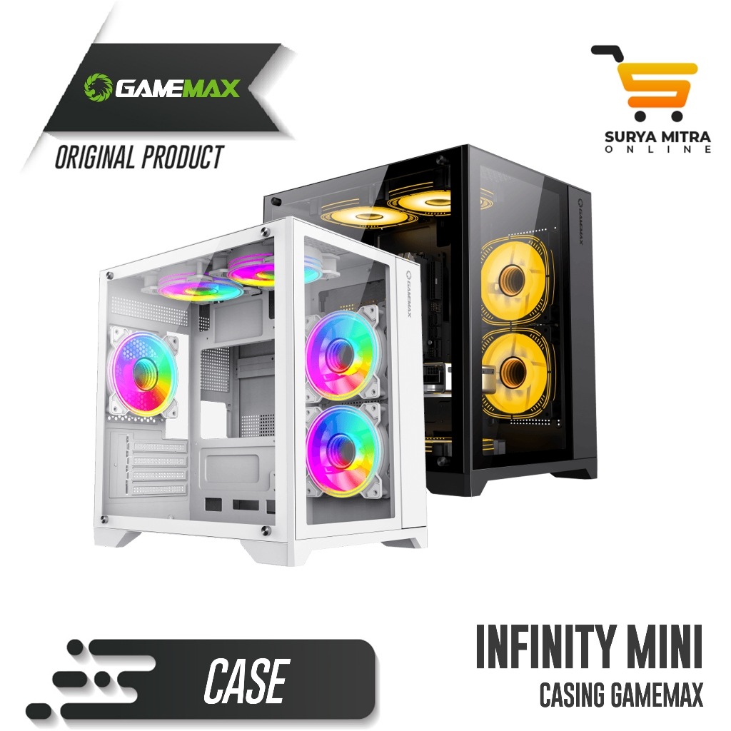 Jual Casing Gamemax Infinity Mini ITX PC Case | Shopee Indonesia