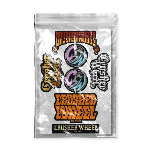 Jual Crusher Wheel Garage - Sticker Pack Logo Premium Crusher Wheel I ...
