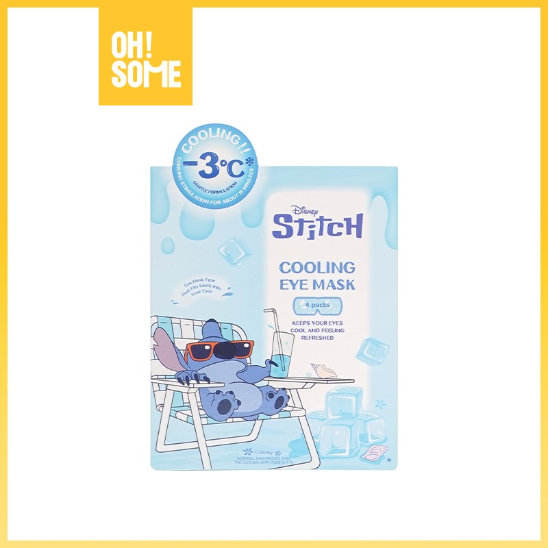Jual OHSOME-Disney's Stitch (Stitch) Lomocha Cooling Eye Mask 4pcs ...