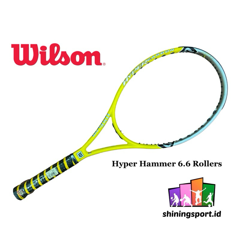 Jual Raket Tennis Wilson Hyper Hammer 6.6 Rollers (+ FREE GRIP & COVER ...