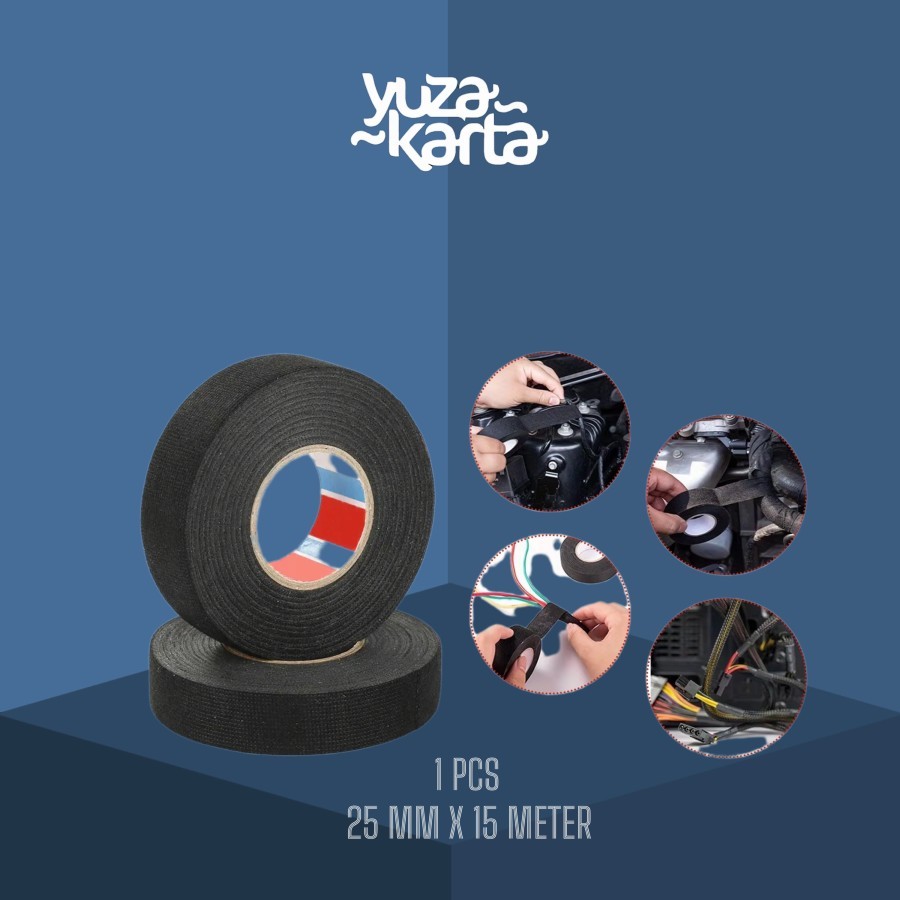 Jual Lakban Kain Isolasi Pita Perekat Pelindung Kabel Listrik Solasi ...