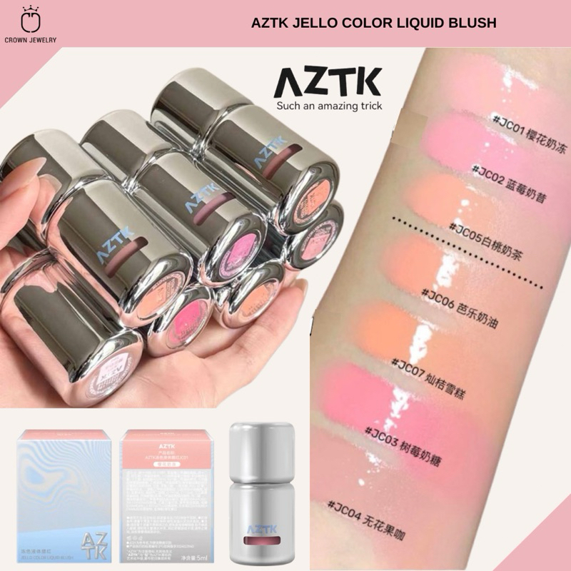 Jual AZTK Jello Color Liquid Blush | Shopee Indonesia