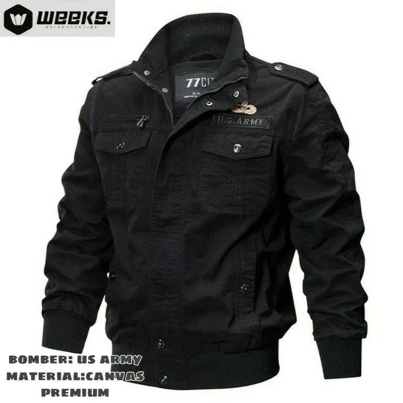Jual JAKET US ARMY / JAKET KANVAS PRIA / JAKET MOTOR / JAKET DISTRO ...