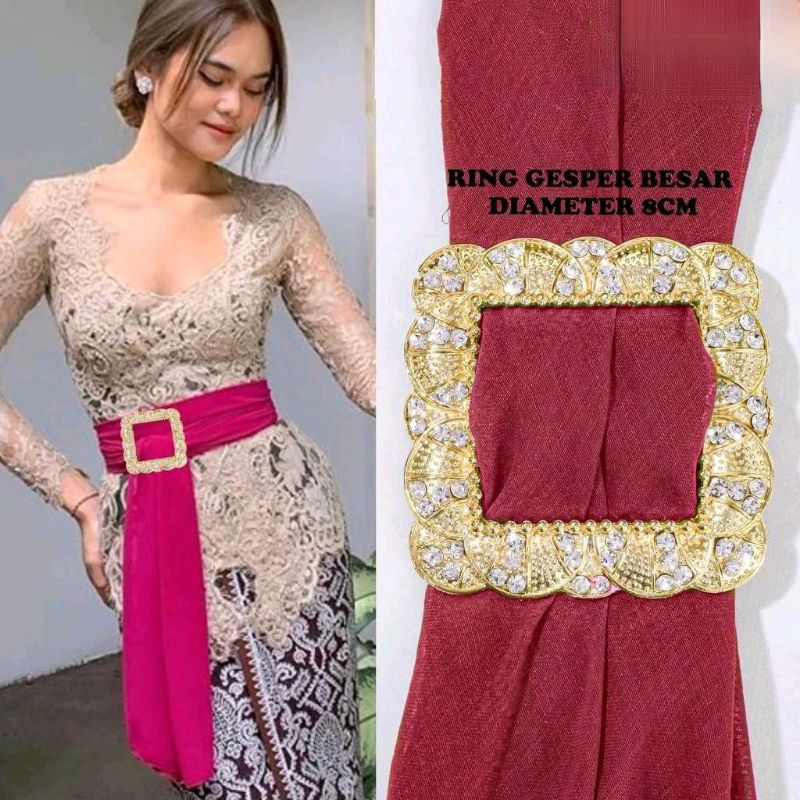 Jual GESPER RING LILIT BAJA PREMIUM GESPER KAIN GESPER ROK LILIT ...