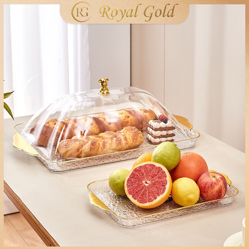 Jual Tempat Roti/Kue Kotak Roti Aesthetic Tempat Saji Dengan Tutup ...