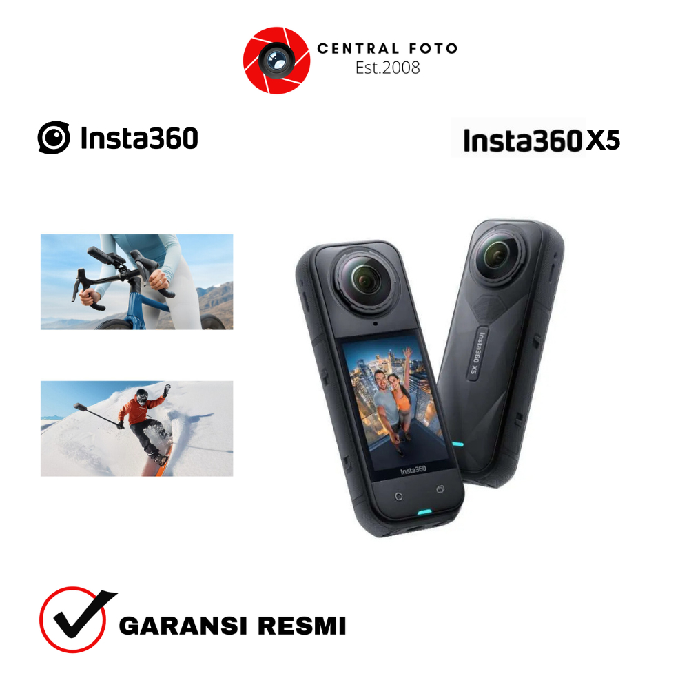 Jual Insta360 X5 8K 360 Action Camera Insta 360 One X5 Action Cam Garansi Resmi | Shopee Indonesia