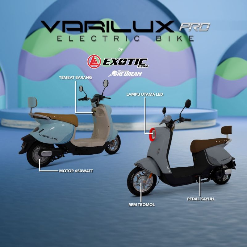 Jual SEPEDA LISTRIK EXOTIC VARILUX PRO | Shopee Indonesia