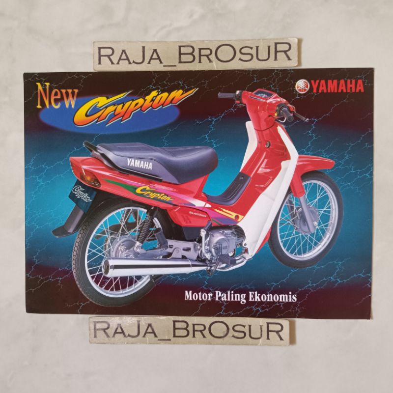 Jual Poster brosur katalog flyer jadul lawas Yamaha Crypton | Shopee Indonesia