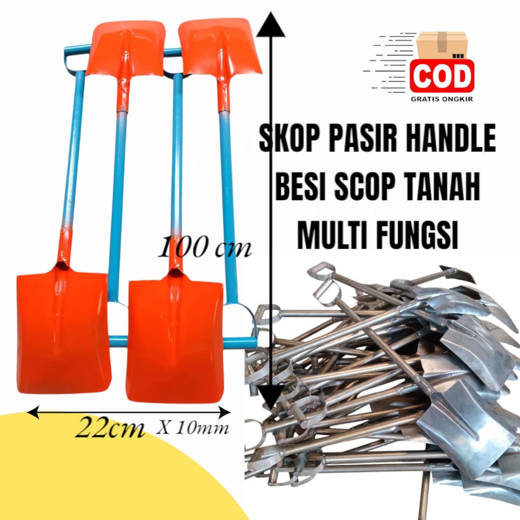 Jual Skop pasir dan tanah Gagang Besi Sekop Proyek kelas industri ...
