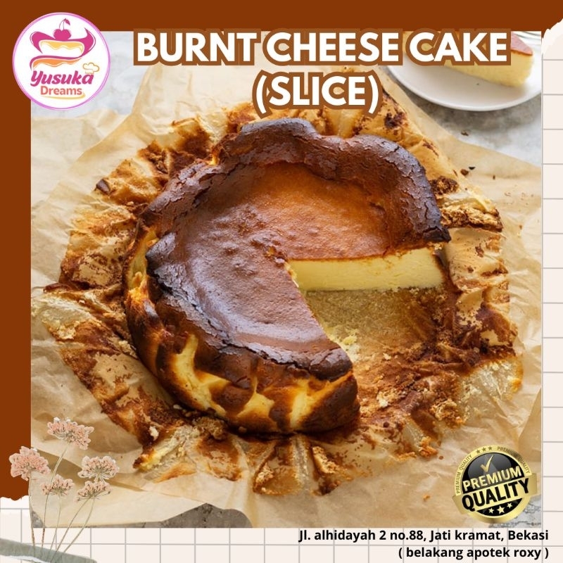Jual Burnt cheese cake (Slice) | Shopee Indonesia