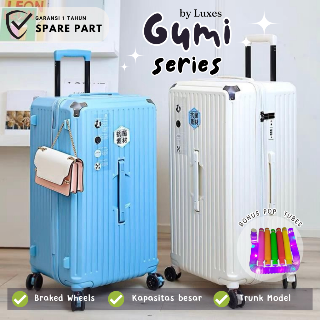 Jual Koper Bagasi 24 32 Inch Luxes Gumi Series Extra Big Luggage ...
