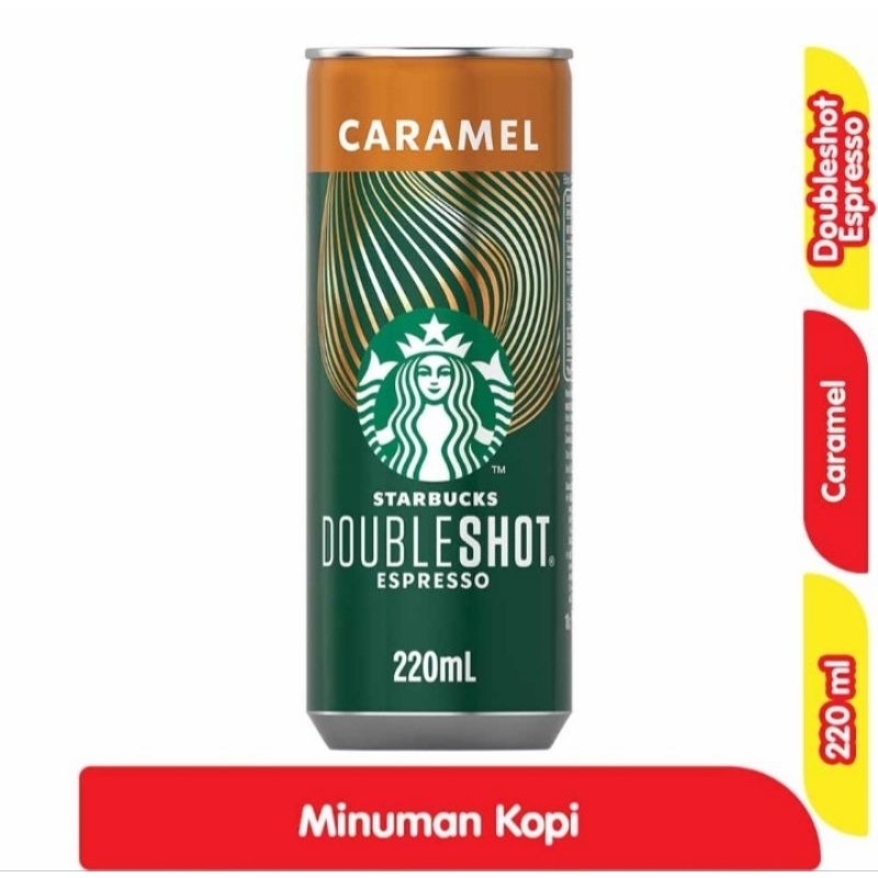 Jual Starbucks Doubleshot Minuman Kopi Caramel Latte Kaleng 220ml ...