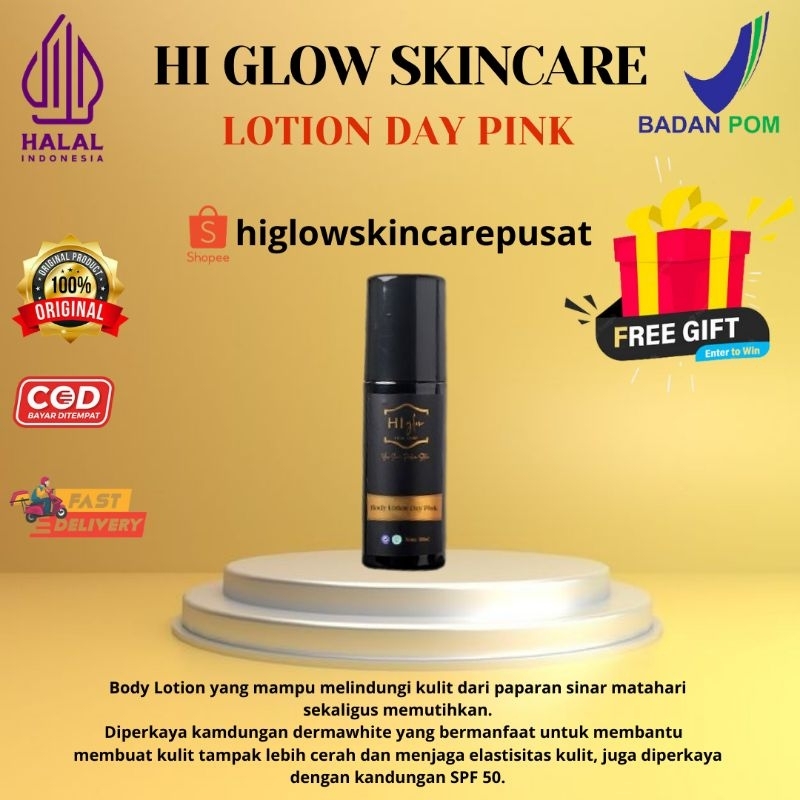 Jual LOTION NIGHT HI GLOW SKINCARE /LOTION DAY PINK HI GLOW BPOM/HALAL ...