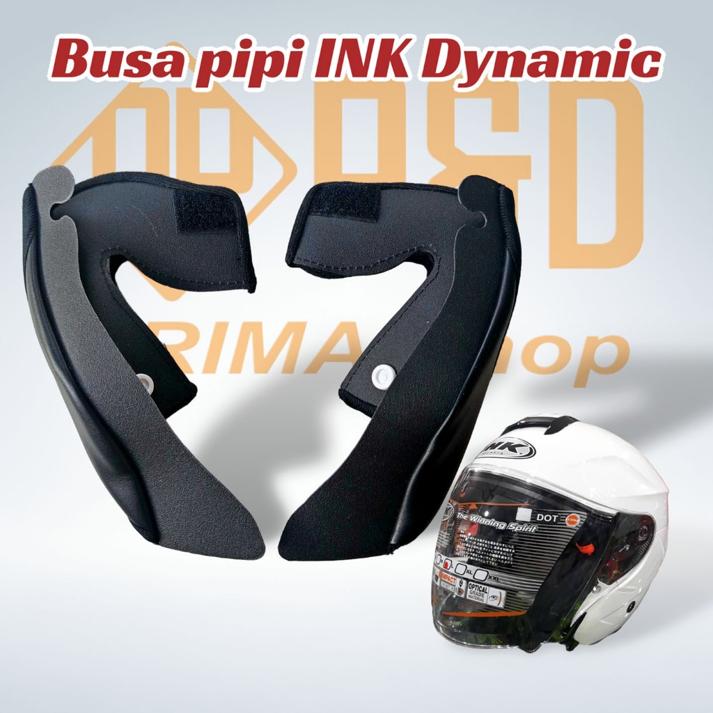 Jual Busa Pipi Helm INK Dynamics Kancing Plastik Cheekpad Ink Dinamik ...