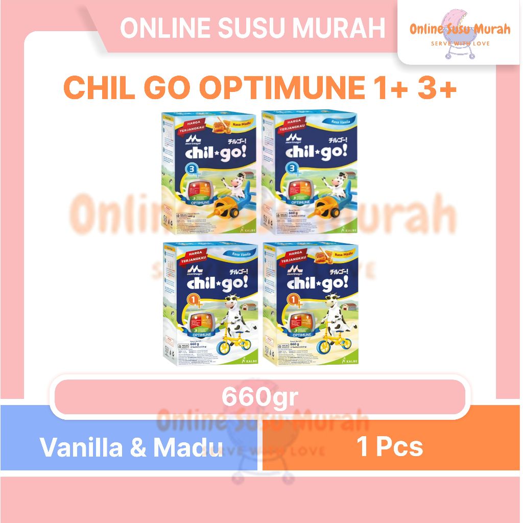 Jual POTONG TUTUP CHILGO POWDER 1+ 3+ 660 GR VANILA MADU CHIL GO 660GR ...