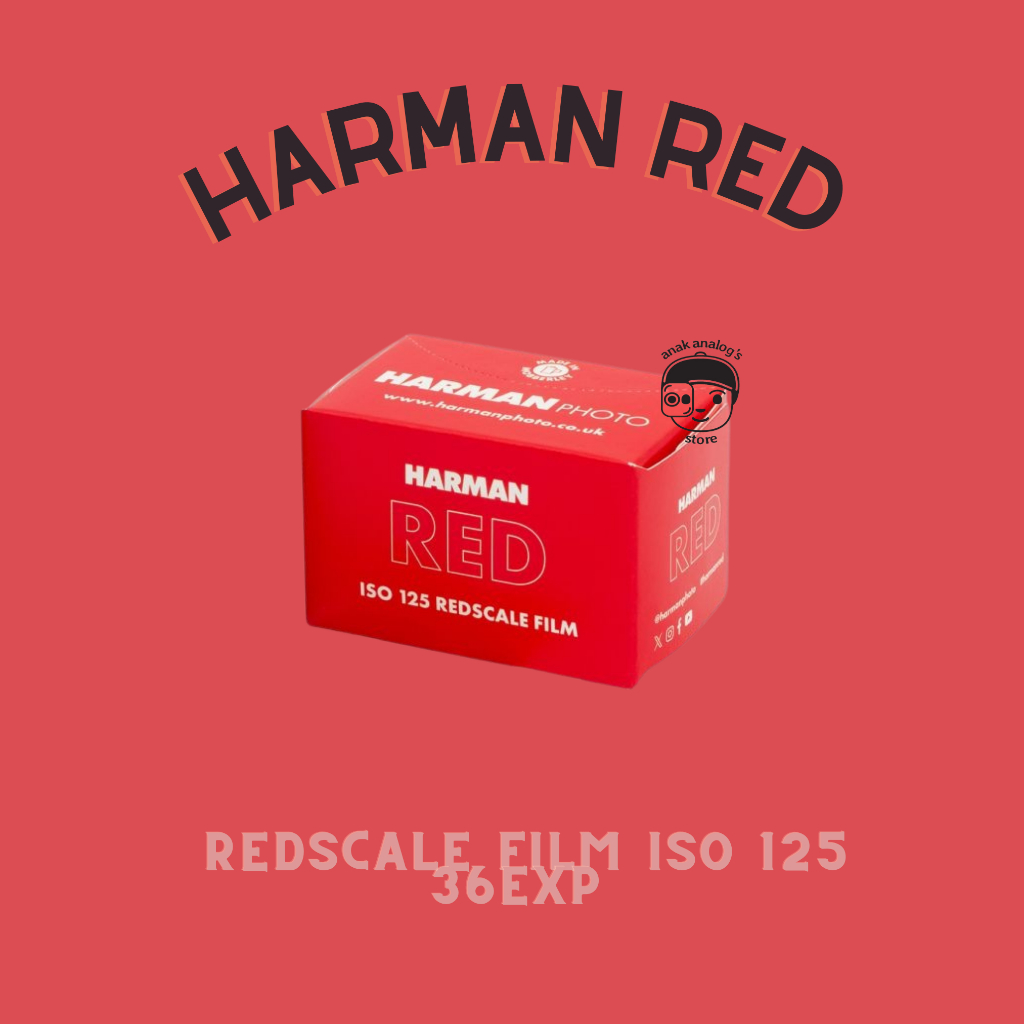 Jual Harman Red Redscale ISO 125 Roll Film 35mm ISO 125 36exp | Shopee ...