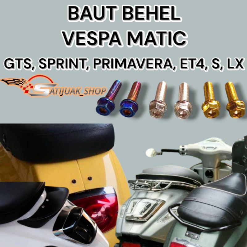 Jual BAUT BEHEL BEGEL VESPA MATIC GTS SPRINT PRIMAVERA ET4 S LXV LX 2V ...