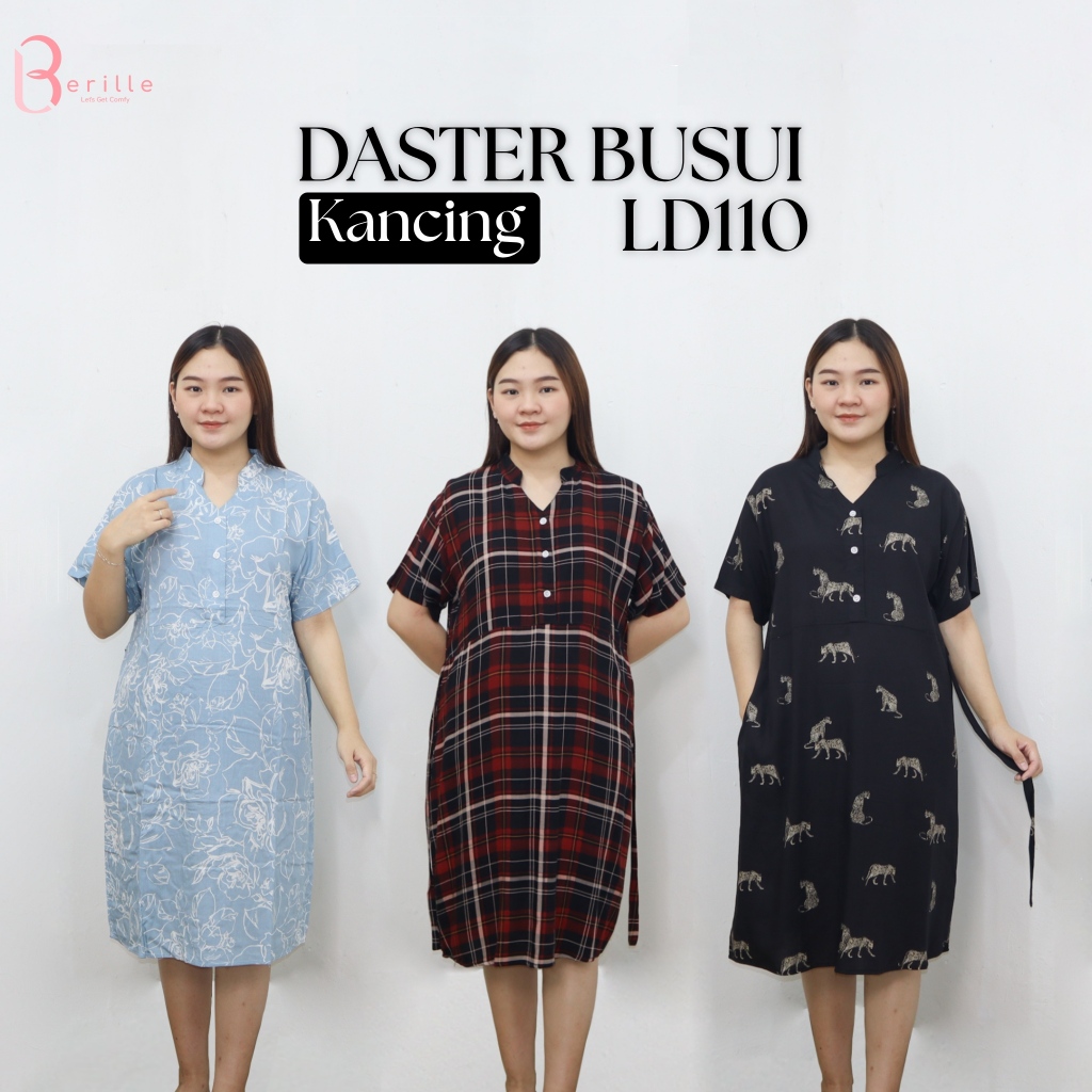Jual Berille Daster Busui Wanita Rayon Viscose Premium Motif LD110 ...