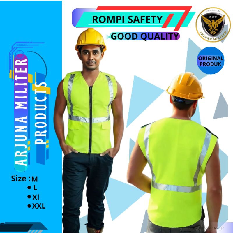 Jual Original Rompi Safety - Rompi - Rompi Kerja - Rompi Proyek - Rompi ...