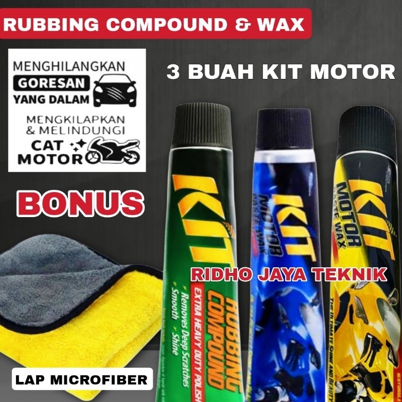 Jual PAKET KIT Motor Dapat 4Pcs Kit Rubbing Compound + Kit Original ...