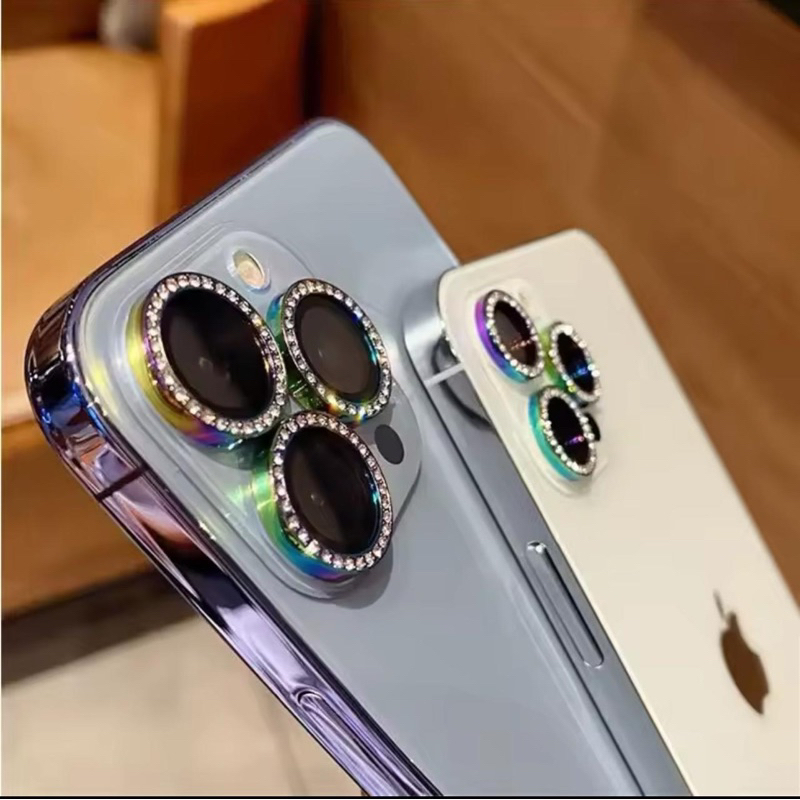 Jual NEW !!! Diamond Metal Ring Camera Lens Protector For iPhone 11 12 ...