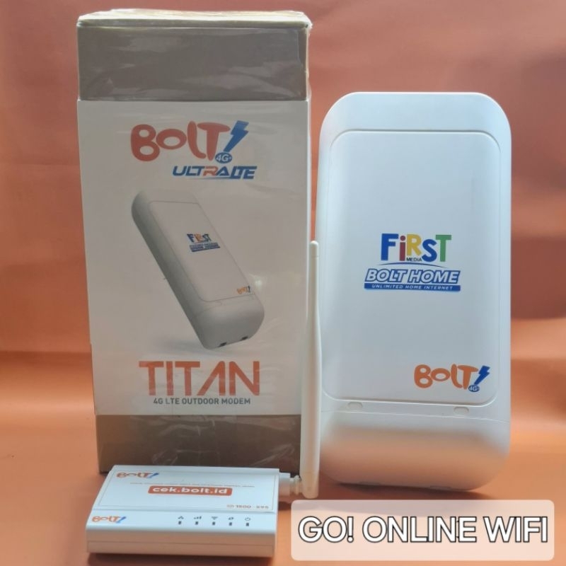 Jual Baru Modem Wifi 4g Outdoor Indoor Satu Set NEW Bolt Titan Bl400 ...