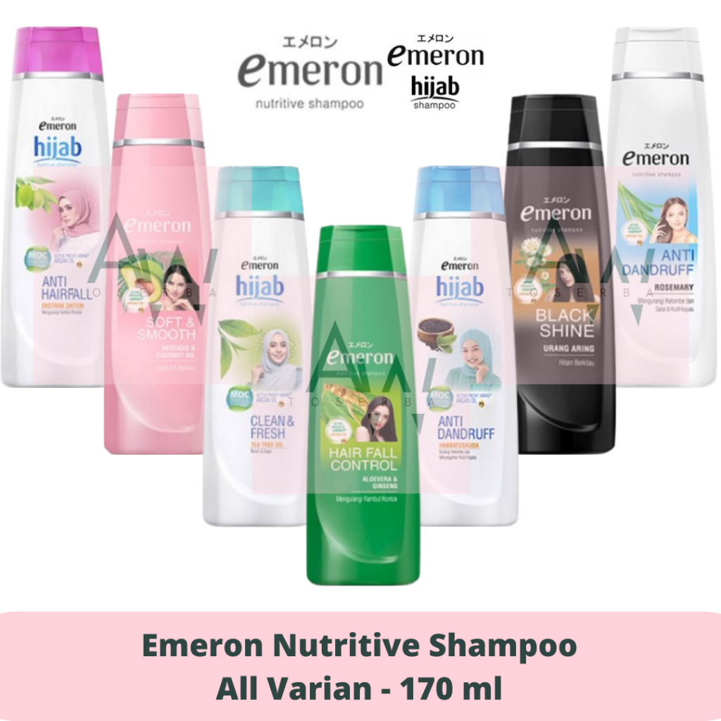 Jual Emeron Nutritive Shampoo - 170 ml | Emeron Hijab Shampo ( Clean ...