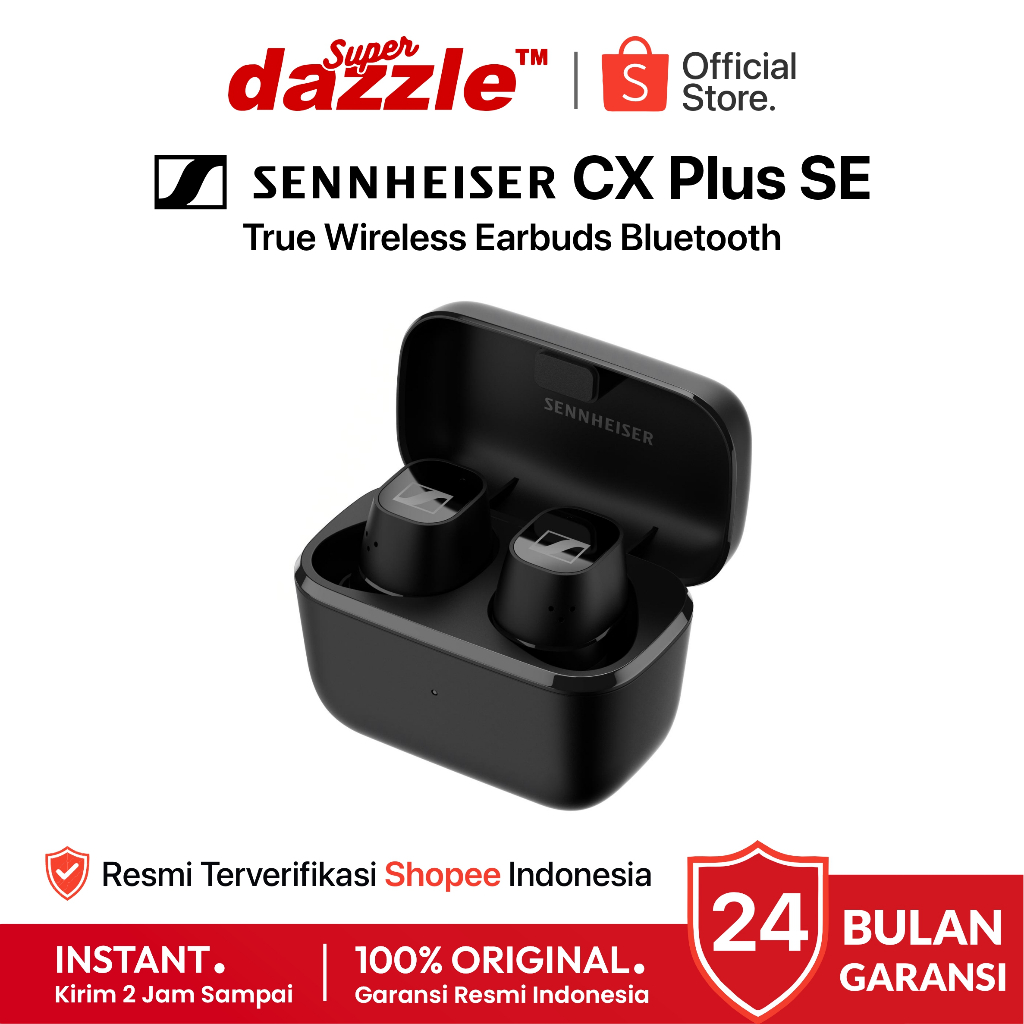 Jual SENNHEISER CX Plus SE True Wireless TWS Headset Bluetooth Earphone Original Resmi Official ...