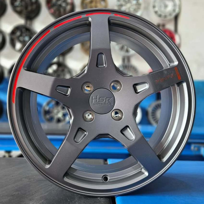 Jual Velg Hsr Tipe Pente Ring 16 Single PCD 4X100 Lebar 7inch ET.42 ...