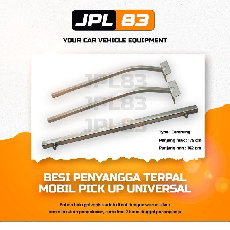 Jual Palang Besi Terpal Universal (Model Lengkung Bahan Galvanis ...