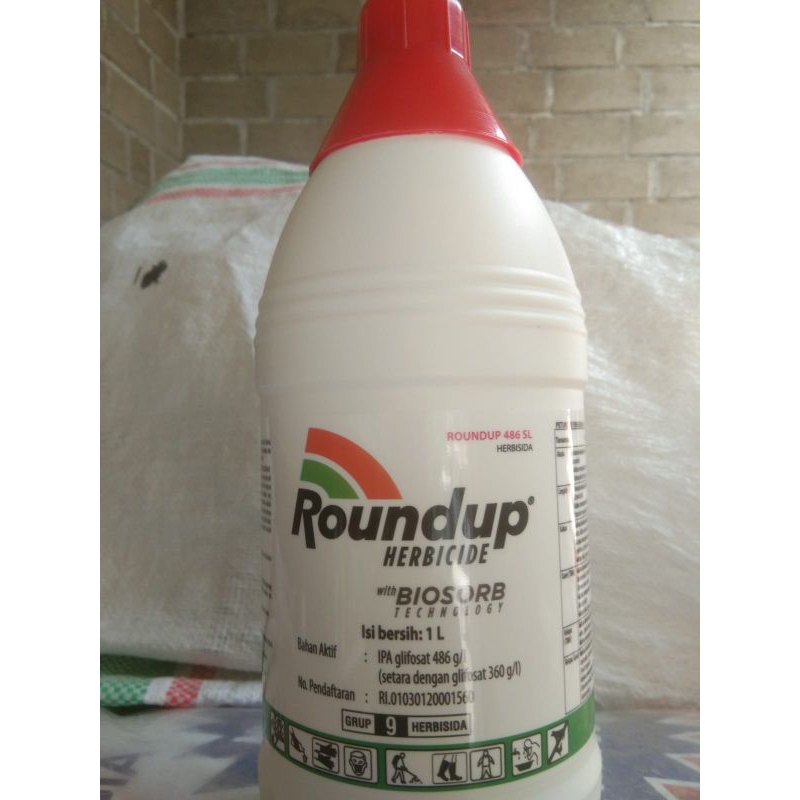 Jual ROUNDUP 486 SL herbisida 1liter original | Shopee Indonesia