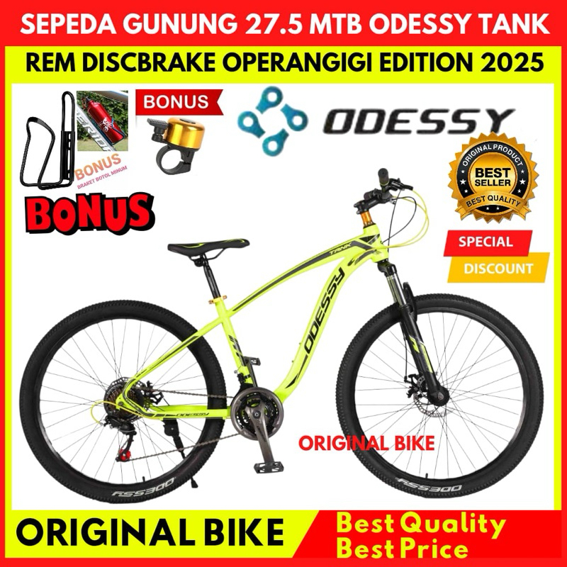 Jual Sepeda Gunung 26 MTB ODESSY Tank Rem Discbrake 21Speed New | Shopee Indonesia