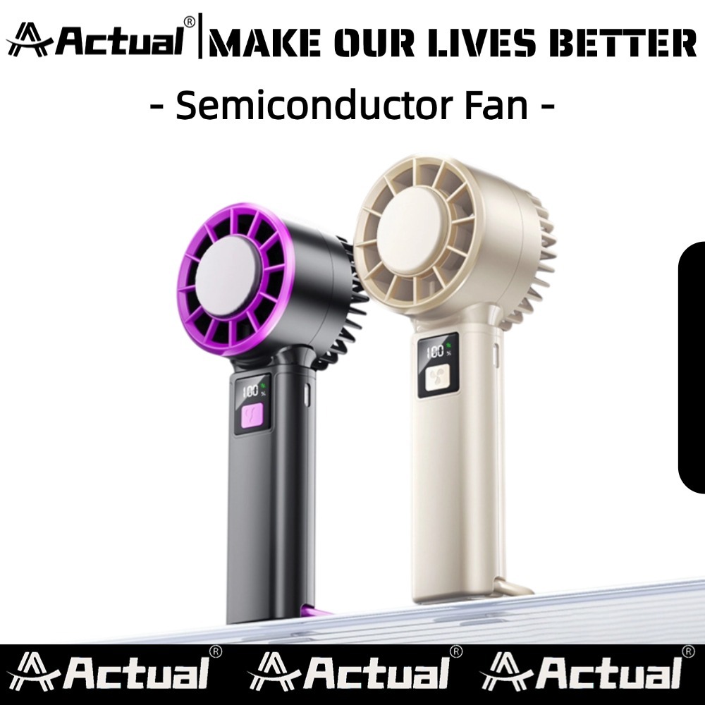 Jual Actual【COD】Handheld semiconductor cooling fan Handheld & desktop ...