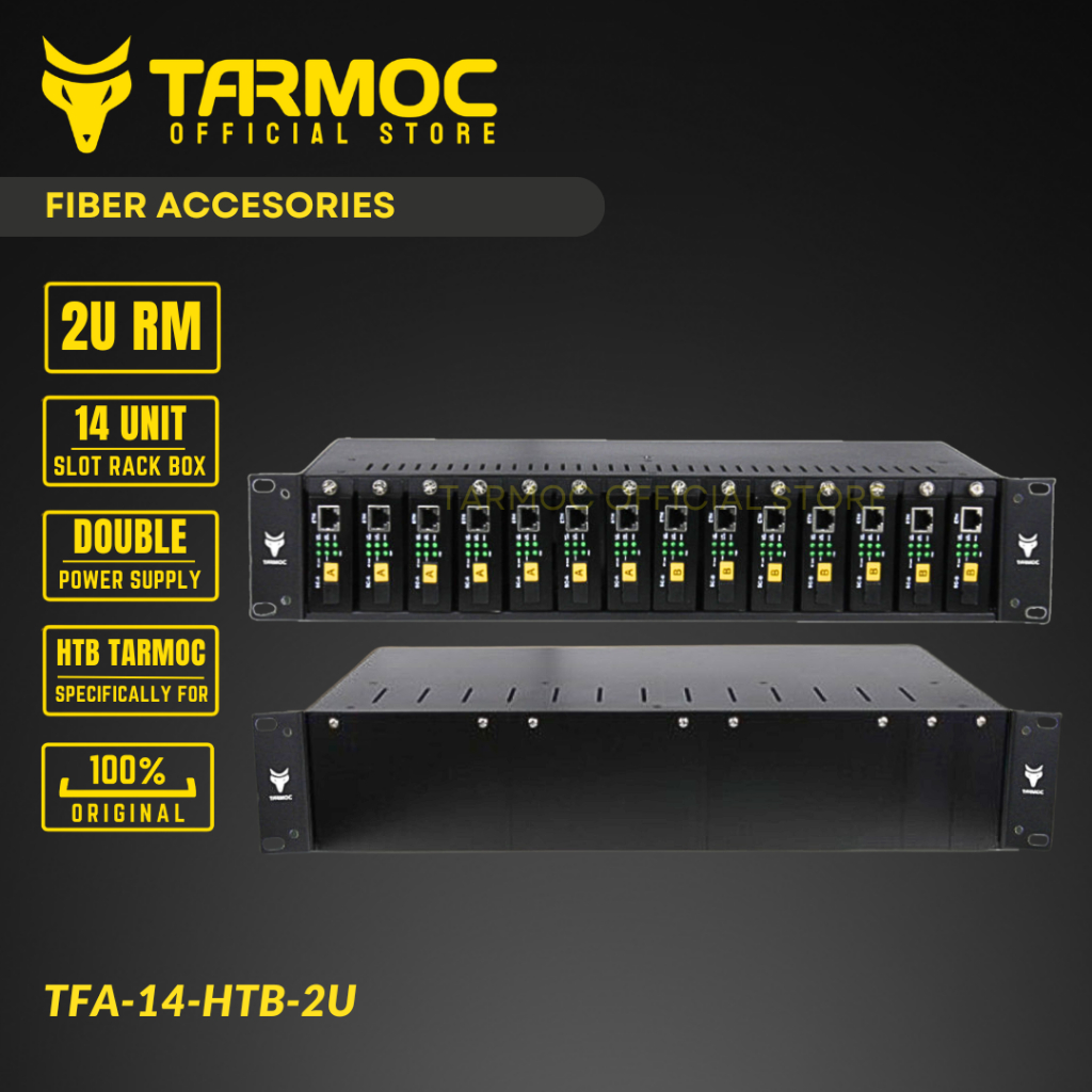 Jual Tarmoc TFA-14-HTB-2U Rackmount 2U Media Converter FO HTB 14 Slot ...