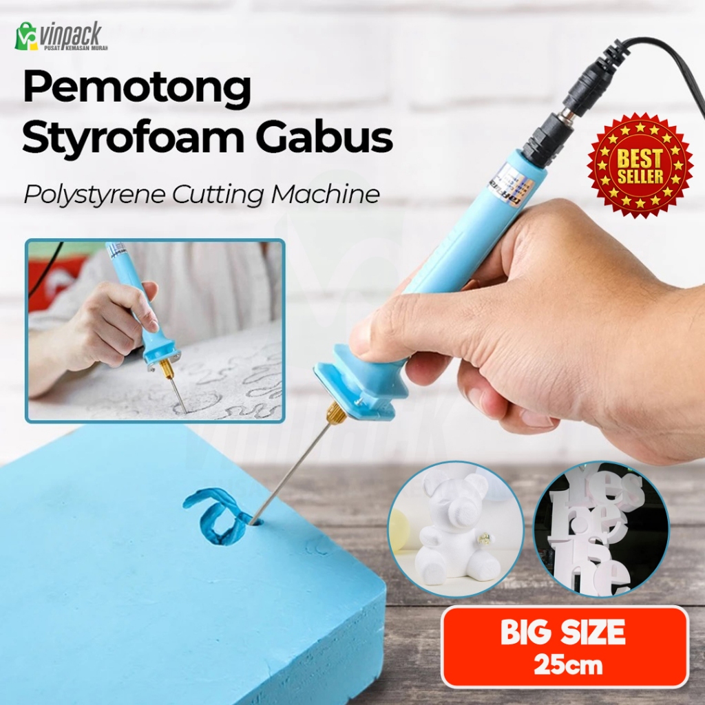 Jual Alat Potong Styrofoam Solder Ukir Gabus Cutter Polystyrene EPE ...