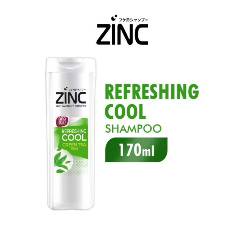 Jual Zinc Shampoo Refreshing Cool Anti Ketombe 170 ML | Shopee Indonesia