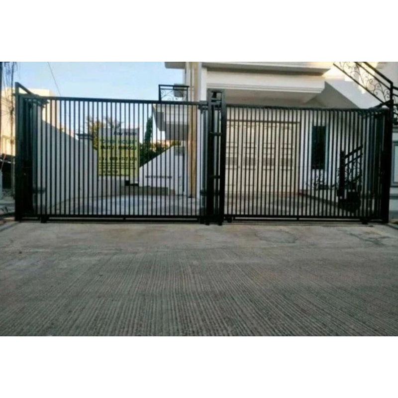 Jual pagar geser besi hollow galvanis | Shopee Indonesia